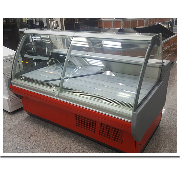 Meat Display Chiller Curved 200 cm | NURDIL-R404A – Al Basha